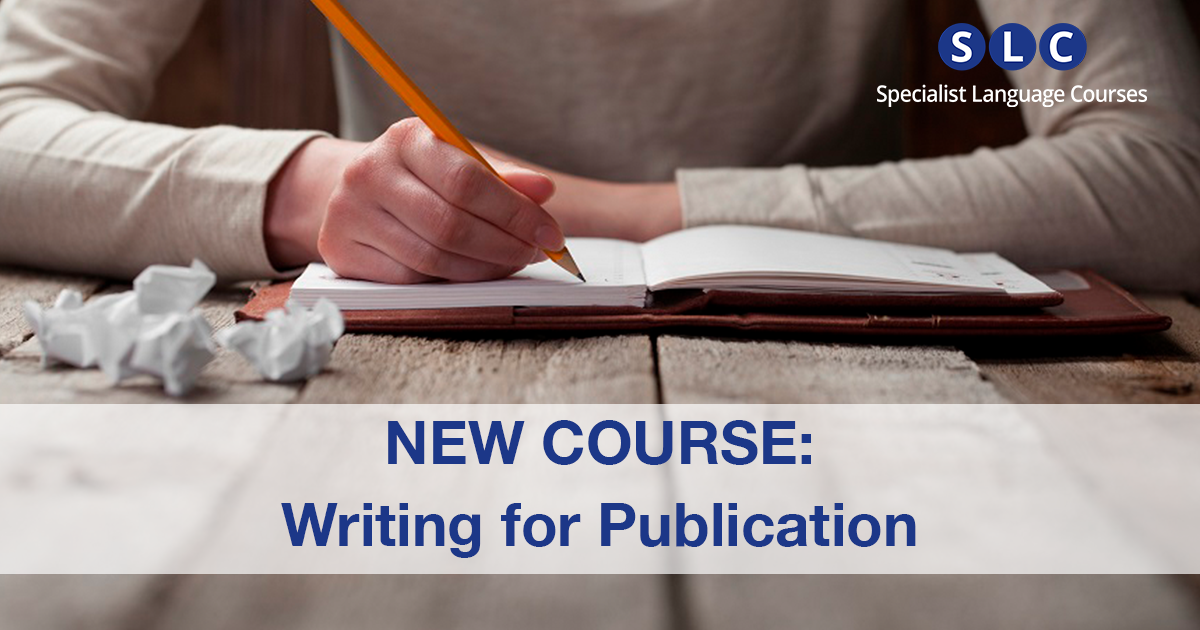 New course! Writing for Publication